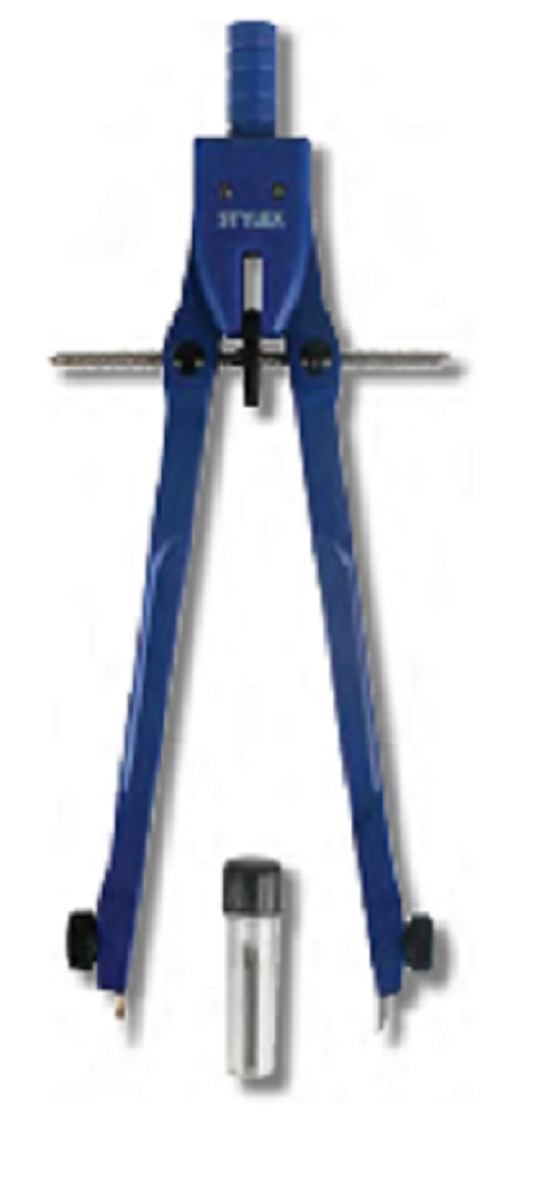 Richtig RB Bunt / Onlineshop - Geozirkel, Zirkel aus Metall (42126)